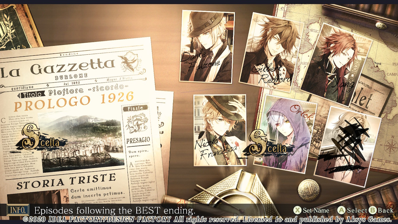 Piofiore: Fated Memories Review (Nintendo Switch) – Otome Kitten