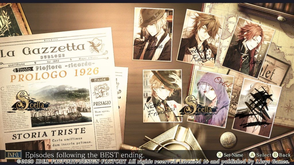Piofiore: Fated Memories Review (Nintendo Switch) – Otome Kitten