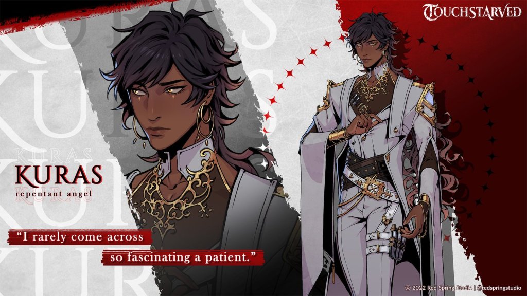 Gothic-Horror Romance Visual Novel TOUCHSTARVED Kickstarter announced ...