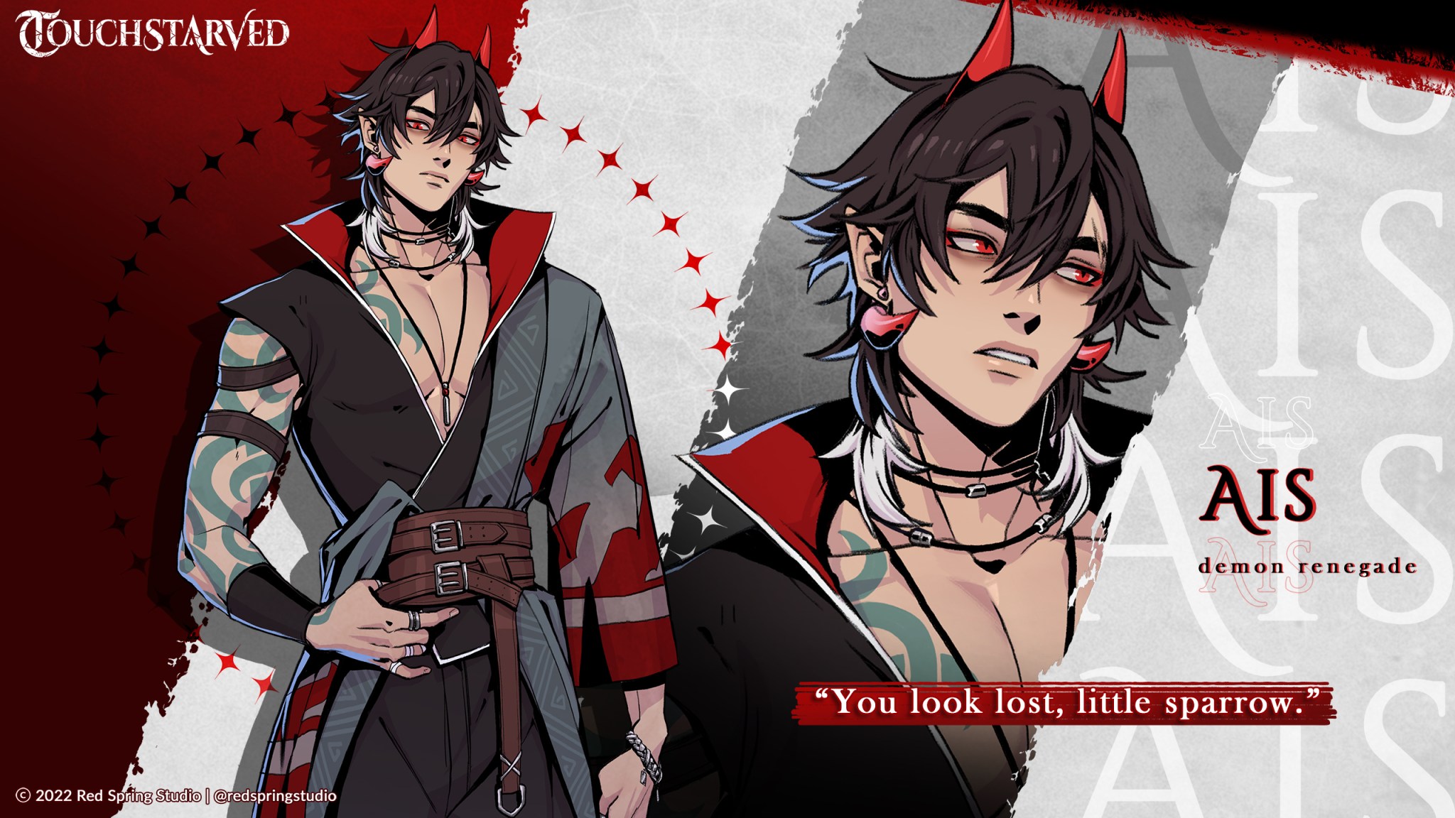 Gothic-Horror Romance Visual Novel TOUCHSTARVED Kickstarter announced ...