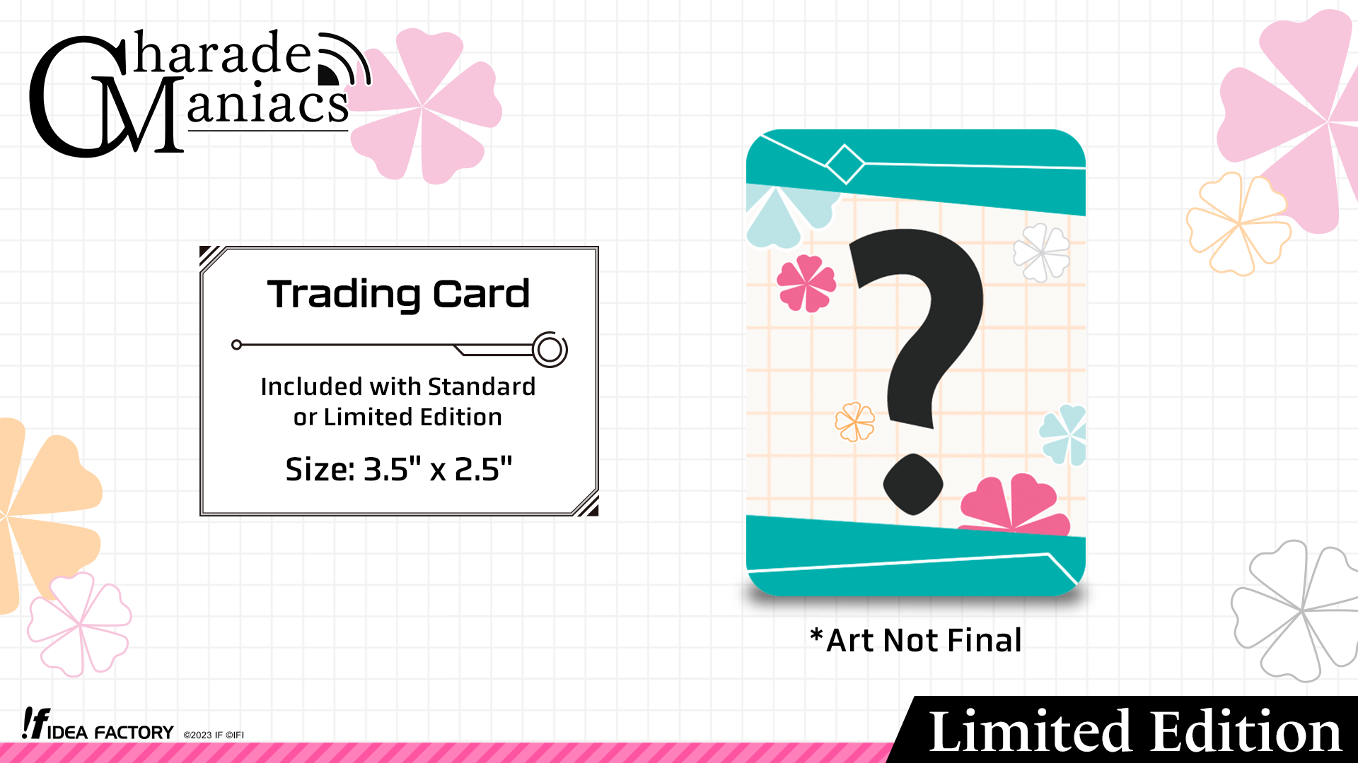 Charade Maniacs Limited Edition Reveal – Launching June 27 – Otome Kitten