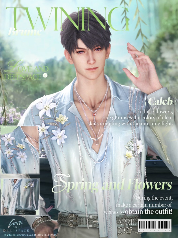 Love and Deepspace Limited Banner Event – Spring and Flowers – Otome Kitten